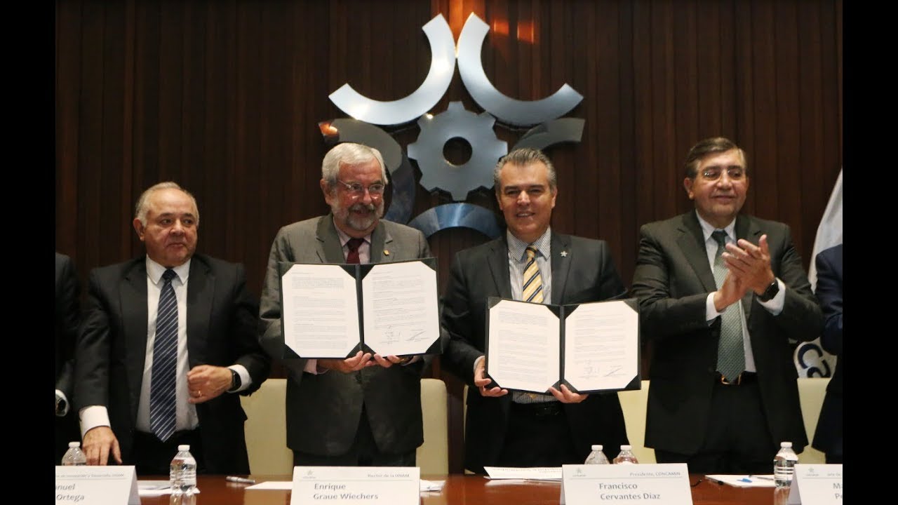 Concamin y la UNAM pretenden modernizar la industria nacional · THE ...