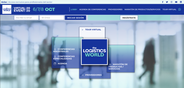 Asiste al evento virtual de logística del año THE LOGISTICS WORLD ...
