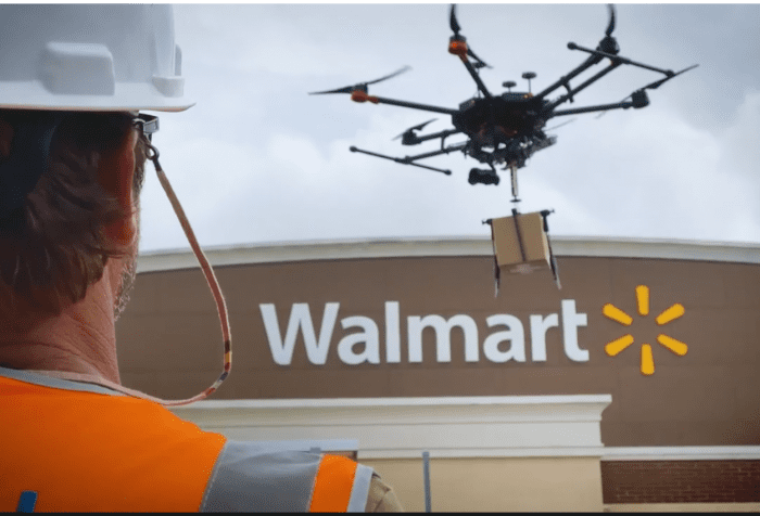 Nueva alianza de Walmart para la entrega con drones