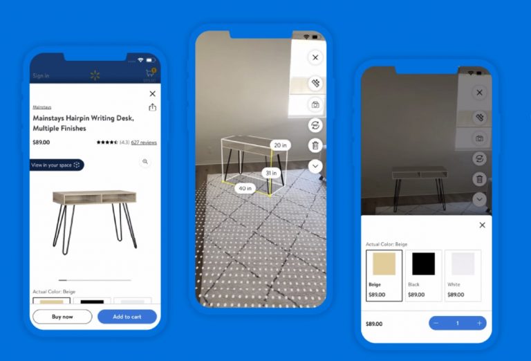 Realidad aumentada en la app de Walmart: Así puedes usarla