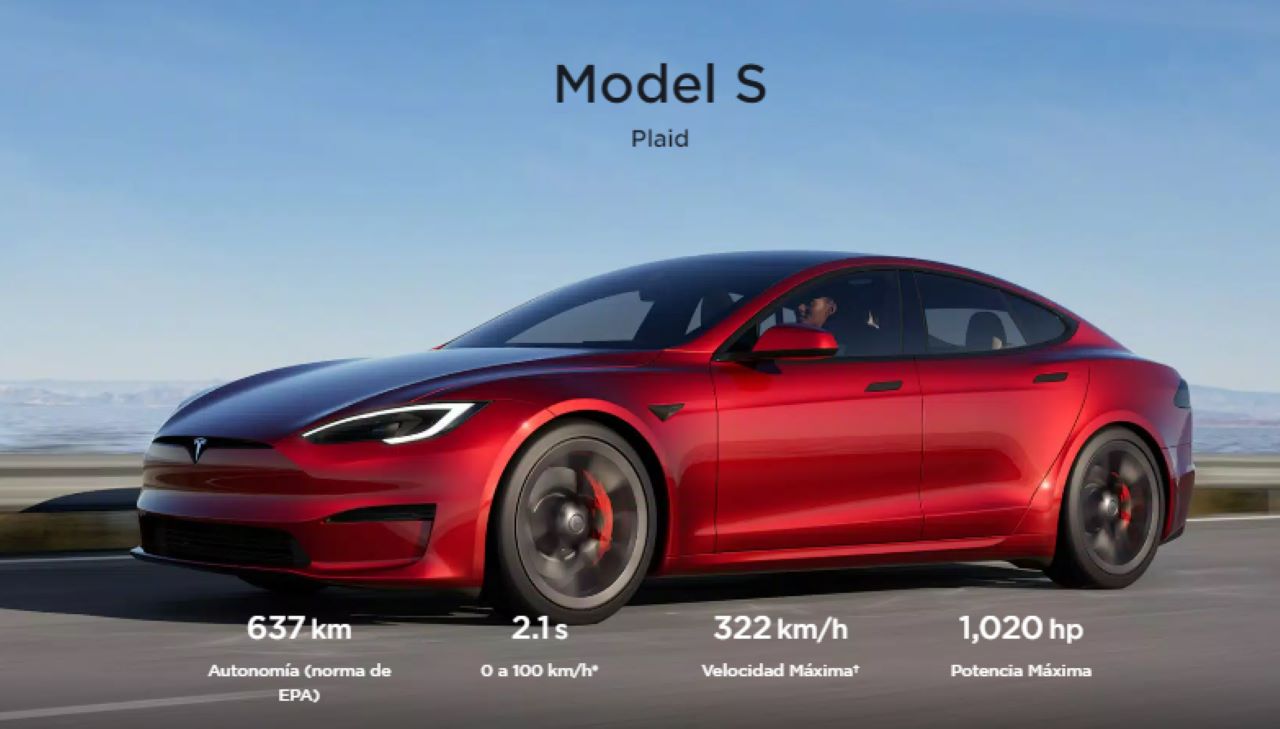La velocidad de los modelos actuales de Tesla