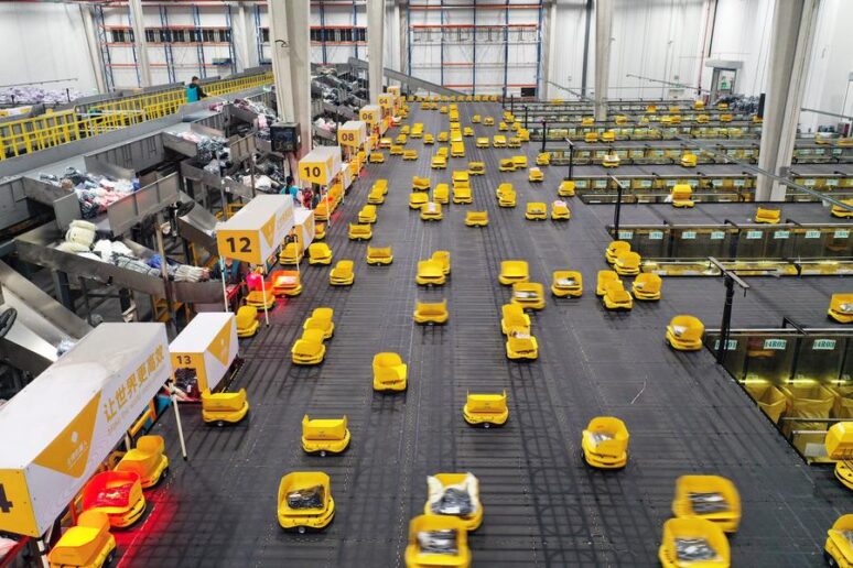 El sector logístico de China en imágenes