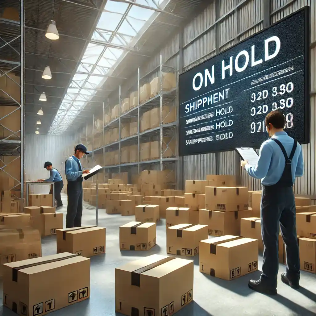 ¿Qué significa 'Shipment is on hold'? Causas y soluciones prácticas